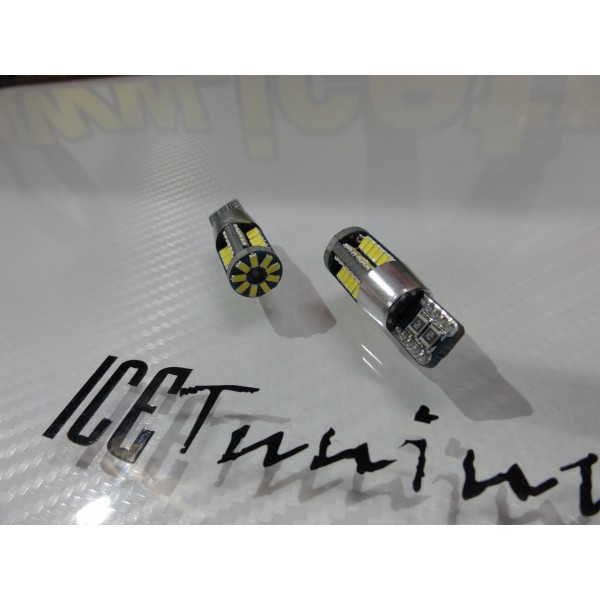 Led Can Bus T10 / W5w Branco 3.24W, 352 LUMENS 12-24V Sem Polaridade ...